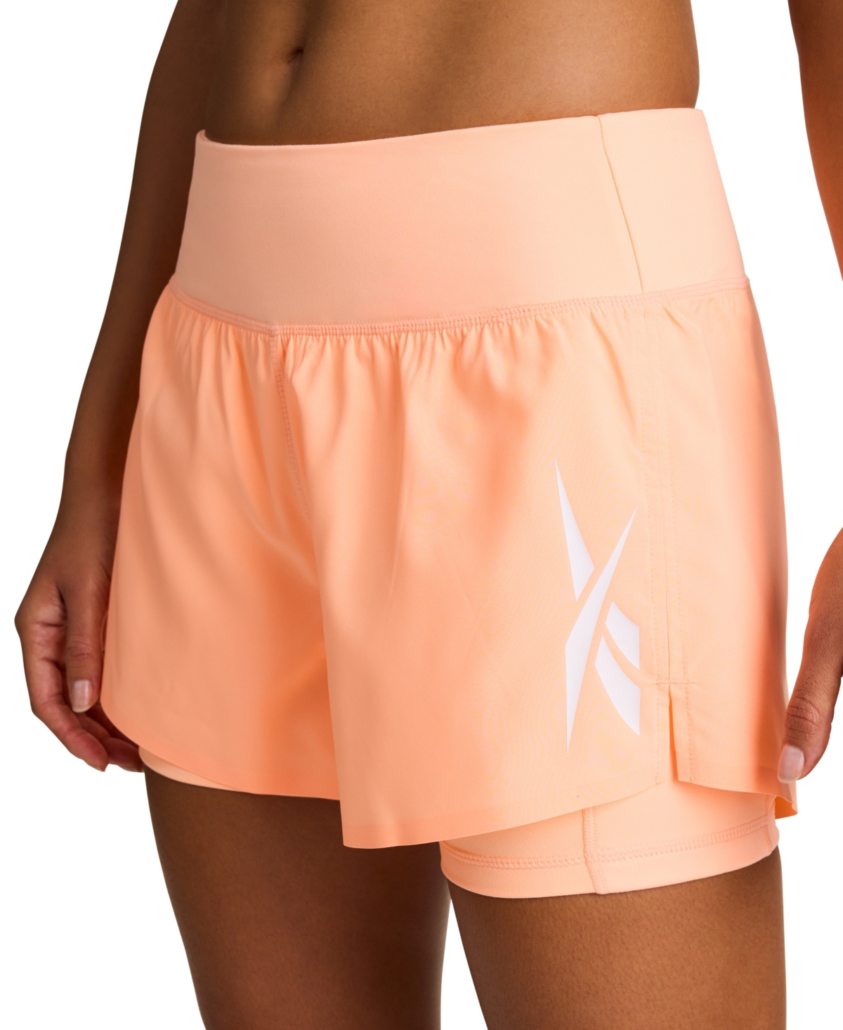 Click here for Reebok Womens Interlock Pull-On Running Shorts - F... prices