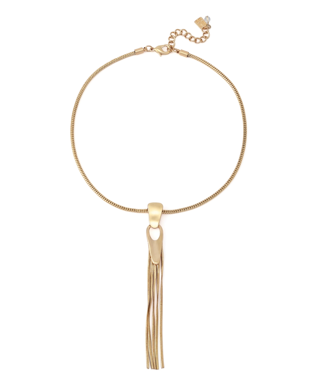 Click here for Robert Lee Morris Soho Gold Fringe Y Necklace - Go... prices