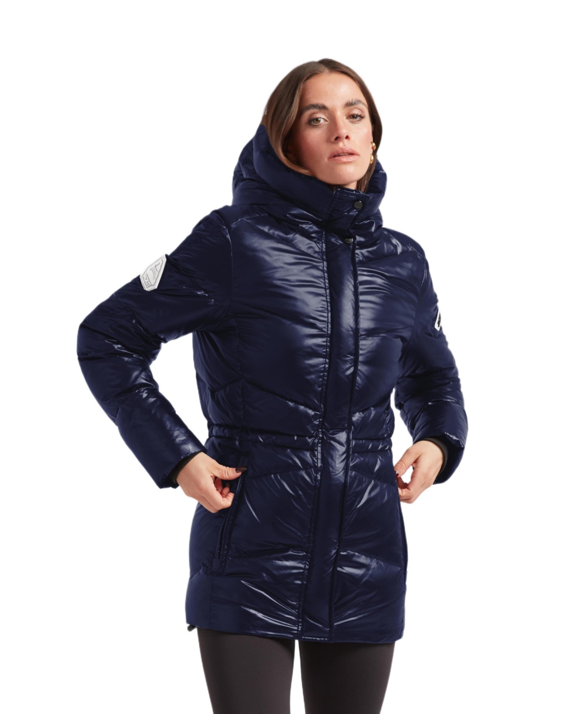 Click here for JACK1T Womens Ez Frontier Prime Puffa Coat - Ink/b... prices