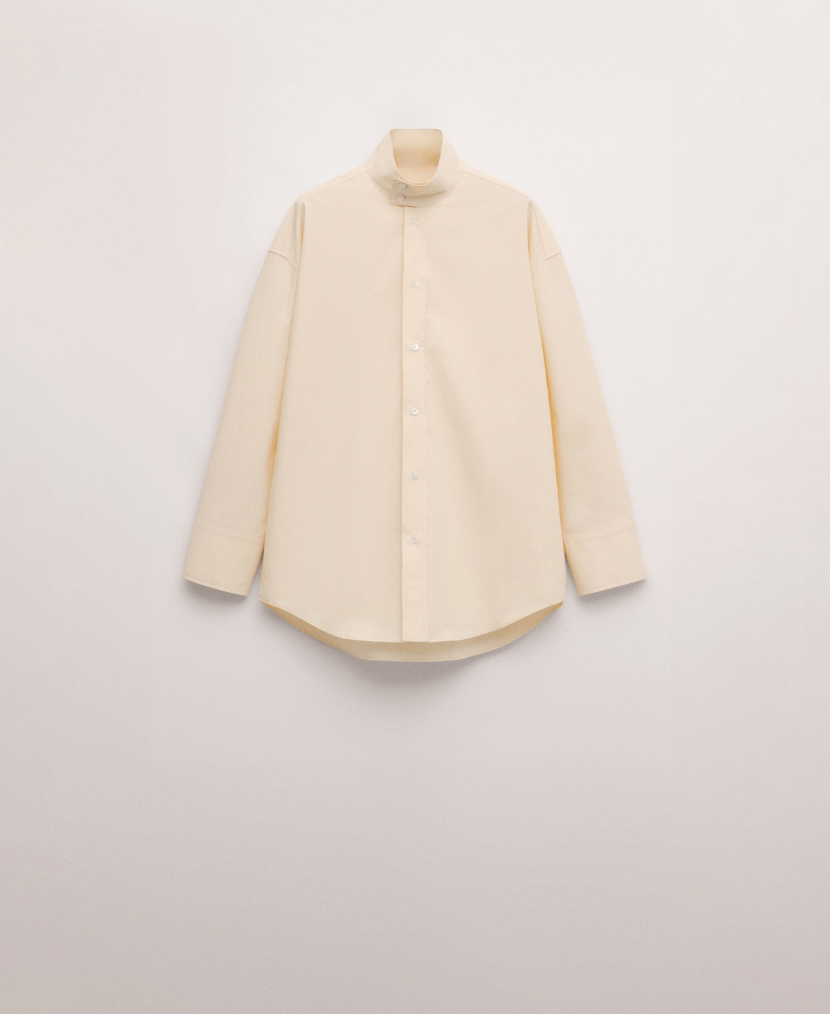 Click here for Mango Womens Combined Collar Shirt - Yellow prices