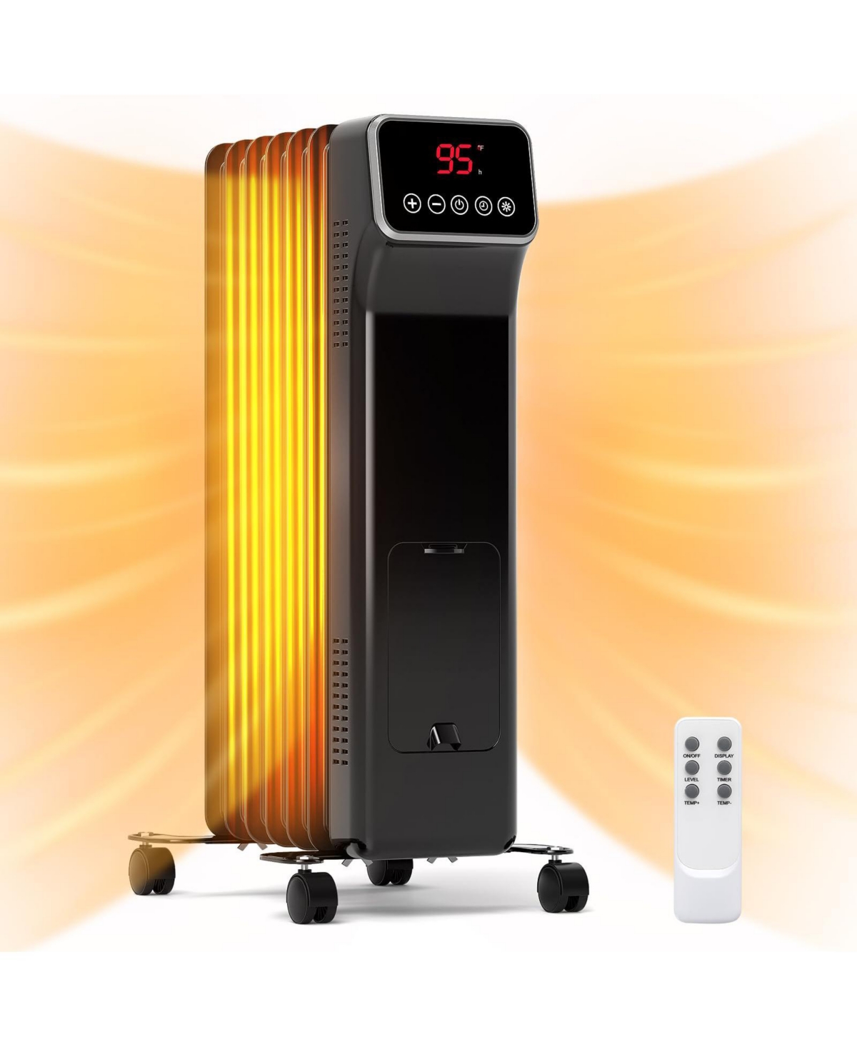 Click here for Ecooso 1500W Oil Filled Radiator Heater with Remot... prices