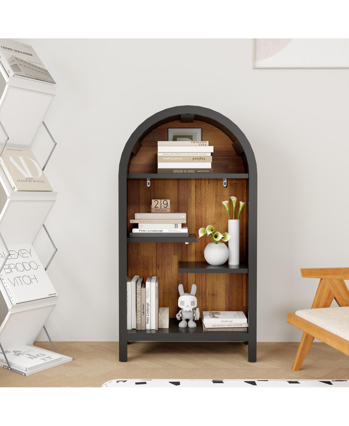 Click here for Streamdale Furniture 4-Tier Arched Industrial Open... prices