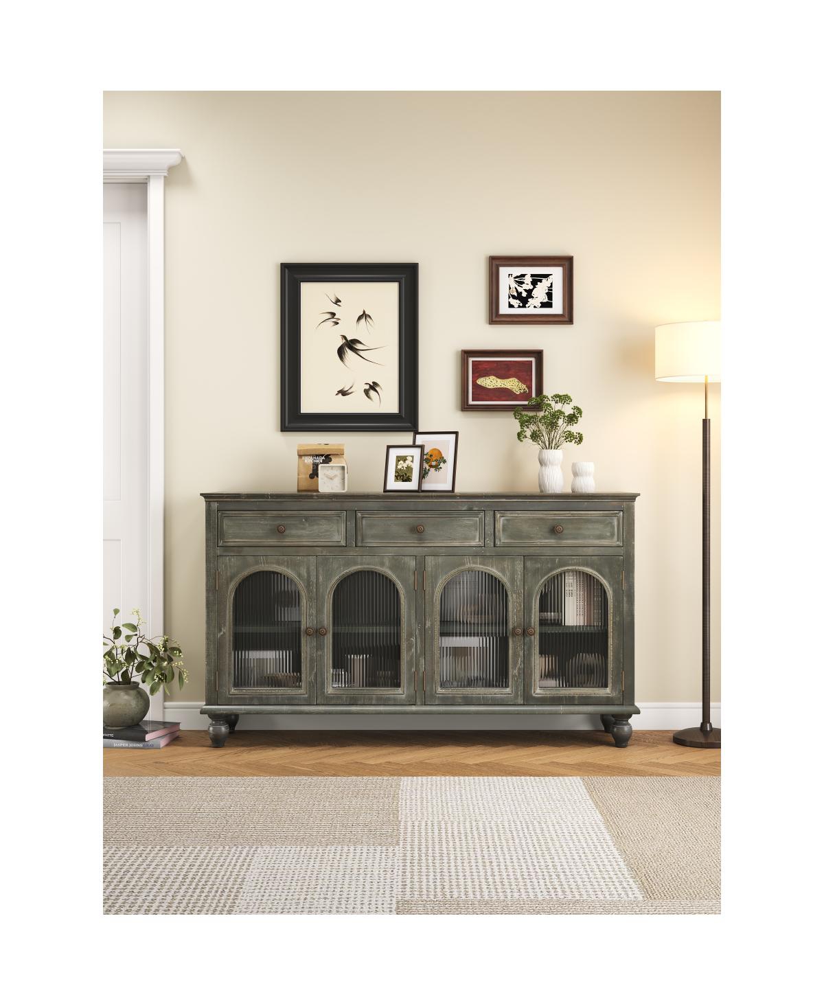 Click here for Streamdale Furniture 59 Inch Farmhouse Sideboard B... prices