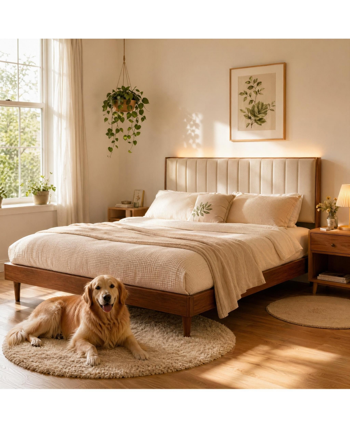 Click here for homfan Platform Bed Frame with Led and Usb Ports... prices