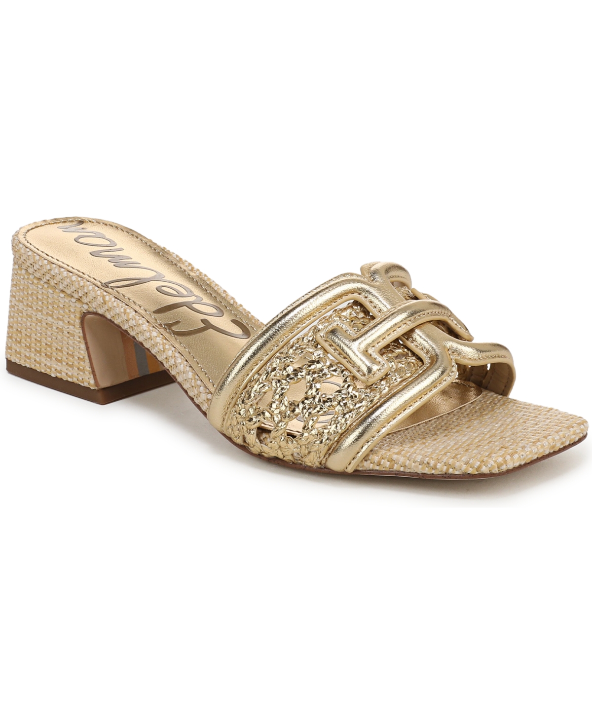 Click here for Sam Edelman Womens Waylon Block-Heel Slide Sandals... prices