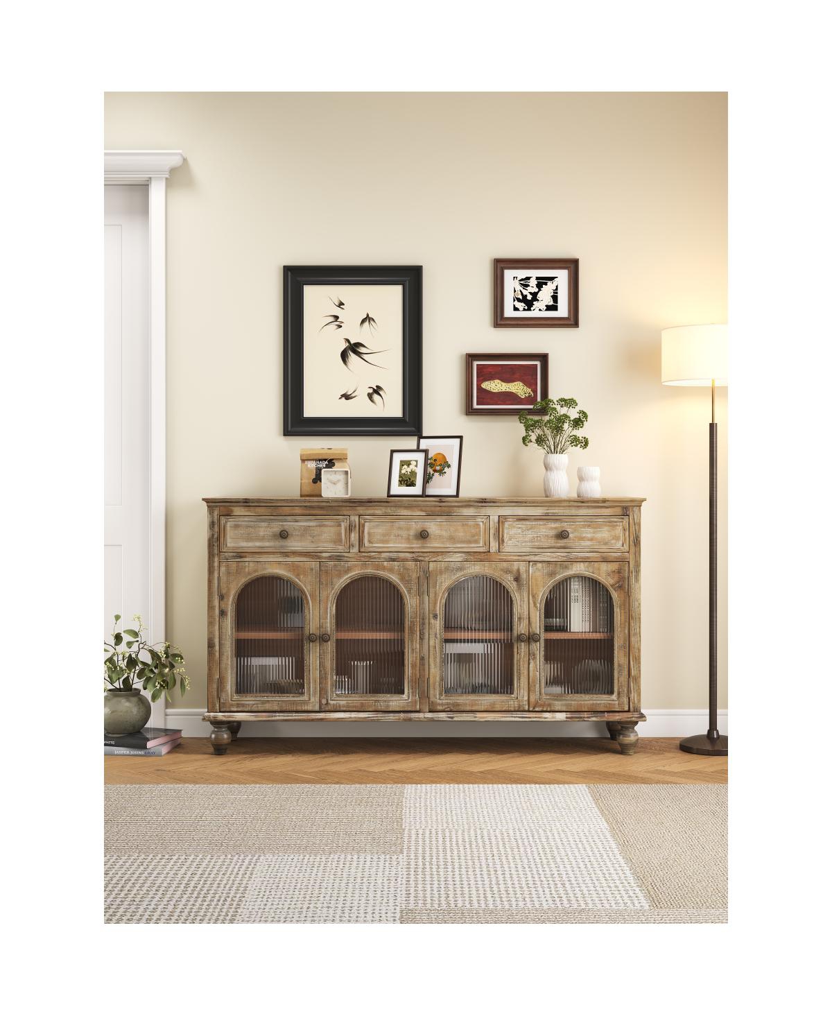 Click here for Streamdale Furniture 59 Inch Farmhouse Sideboard B... prices
