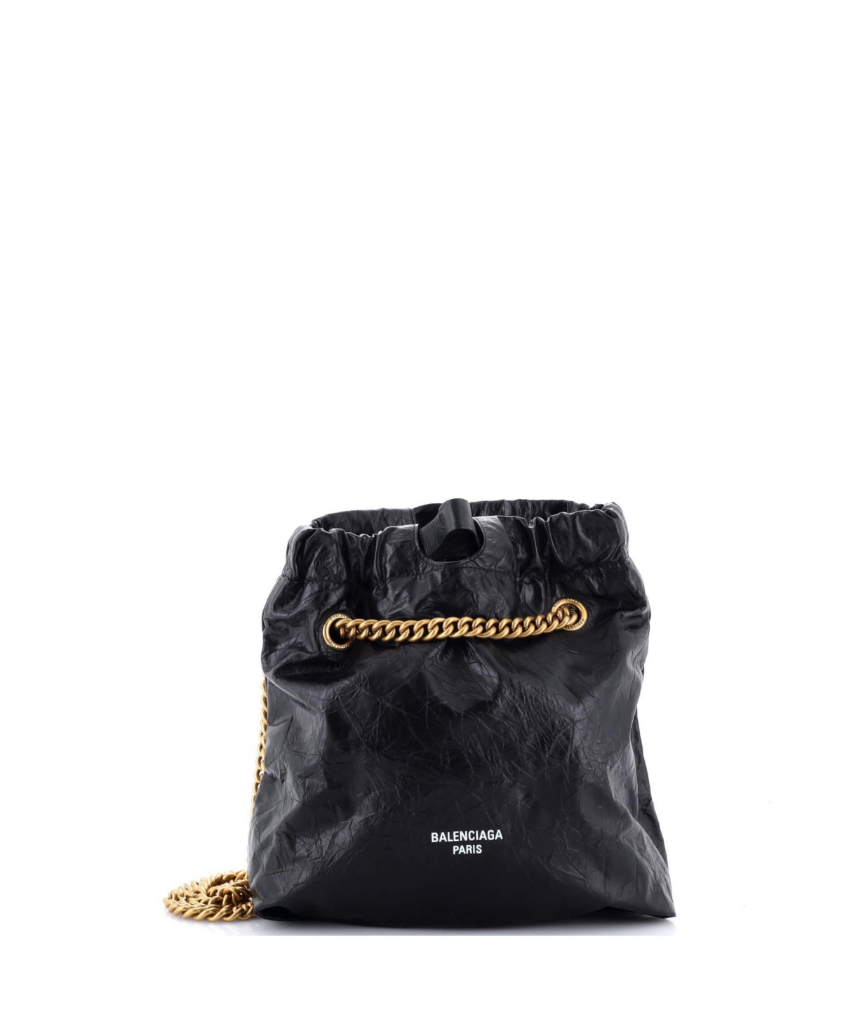 Click here for Pre-Owned Balenciaga Small Crush Chain Tote Leathe... prices