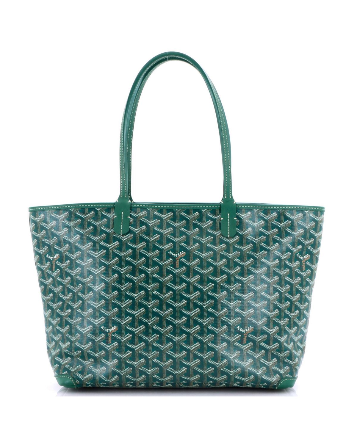 Click here for Pre-Owned Goyard Pm Artois Tote Coated Canvas - Gr... prices