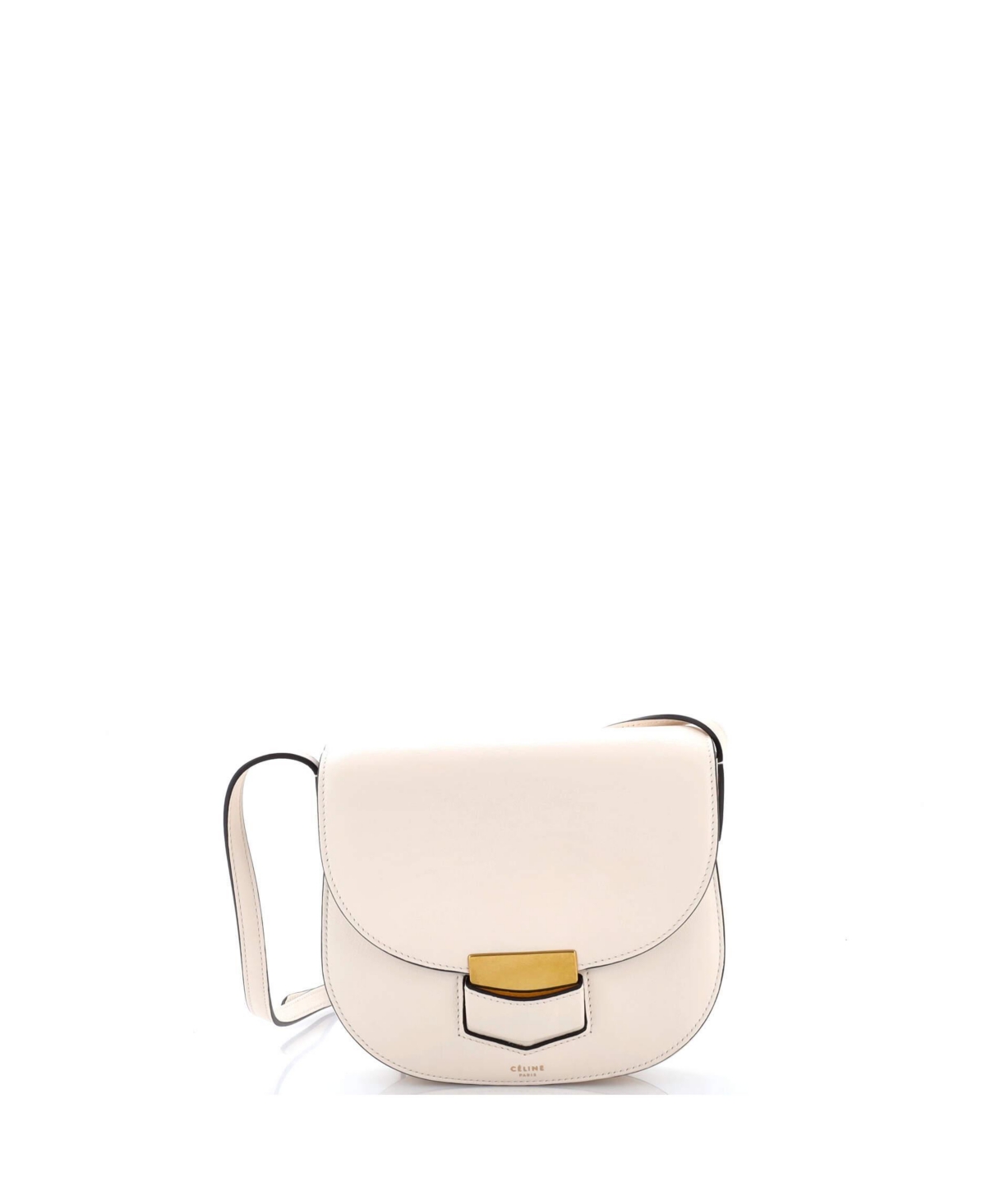 Click here for Pre-Owned Celine Small Trotteur Crossbody Bag Grai... prices