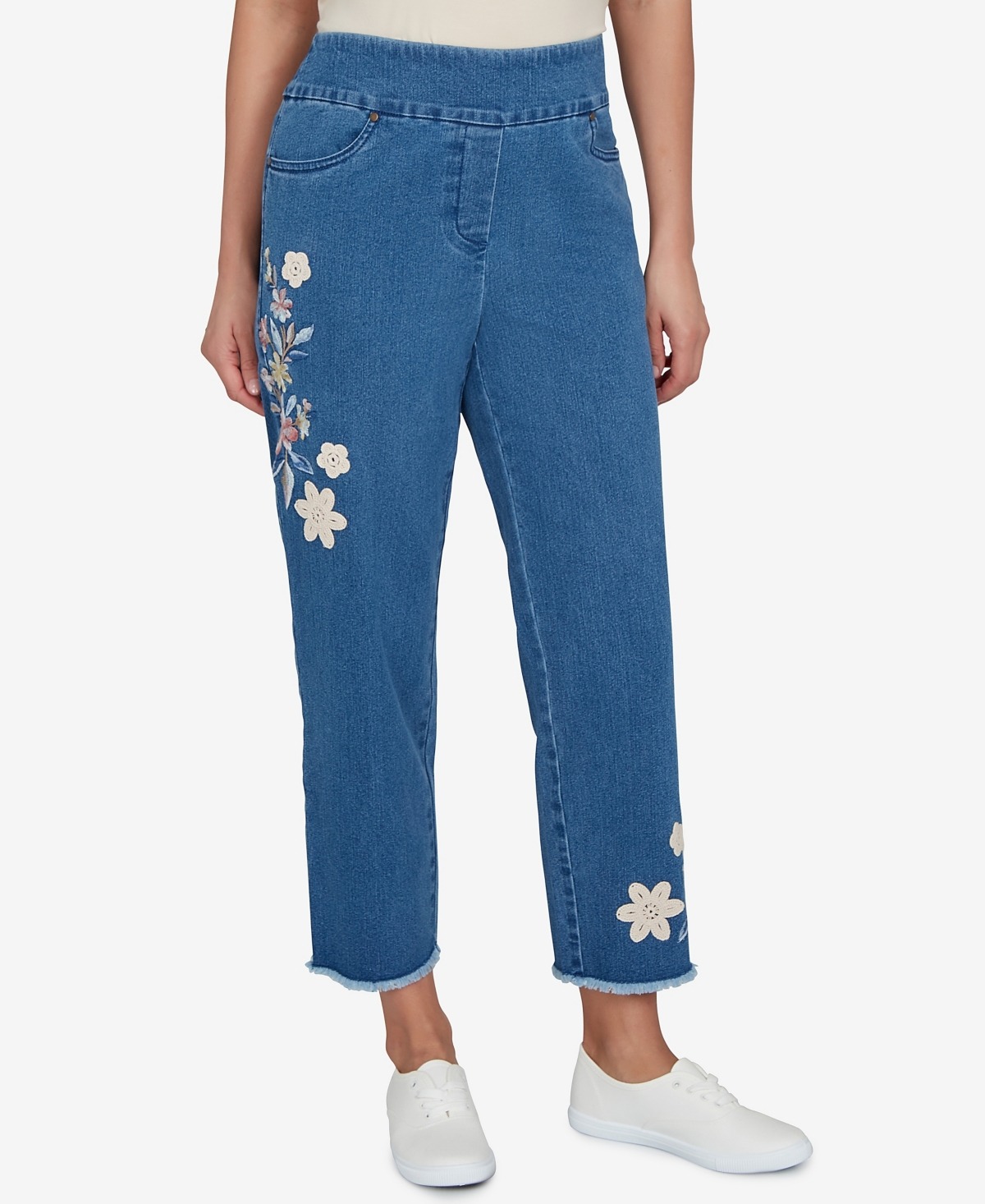 Click here for Alfred Dunner Womens Camden Market Floral Crochet... prices