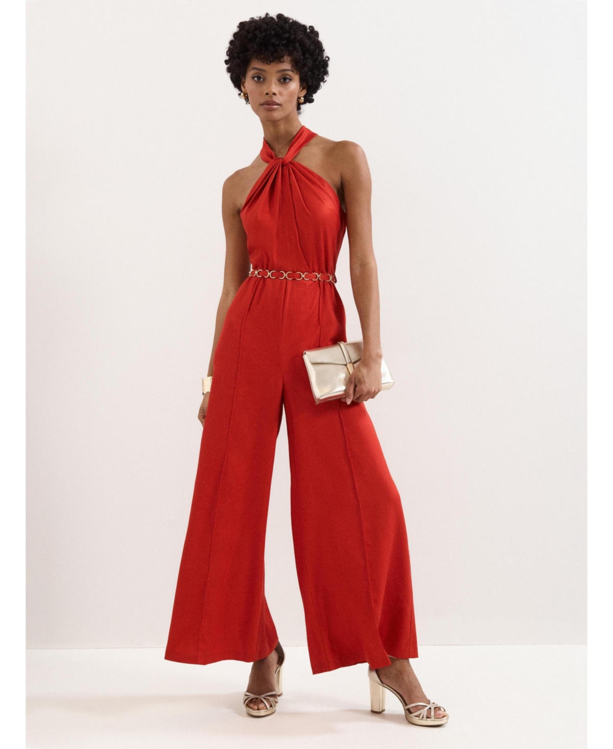 Click here for Phase Eight Womens Kirsten Halter Neck Wide Leg Ju... prices