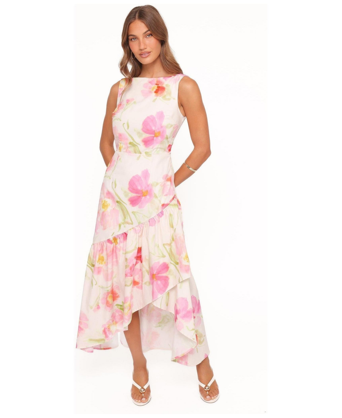 Click here for Petal and Pup Womens Zula Maxi Dress - Pink garden... prices