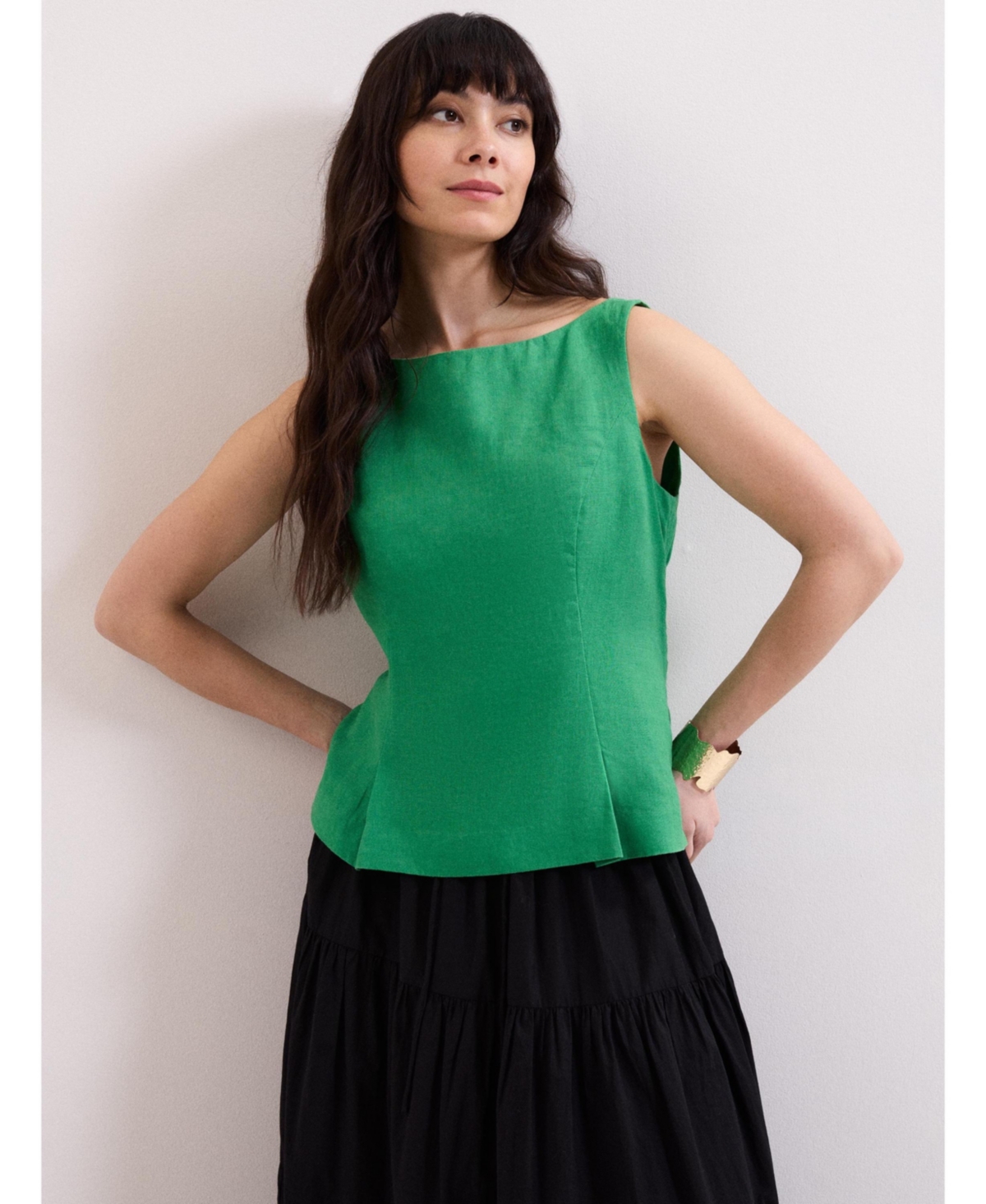 Click here for Phase Eight Womens Isabelle Linen Top prices