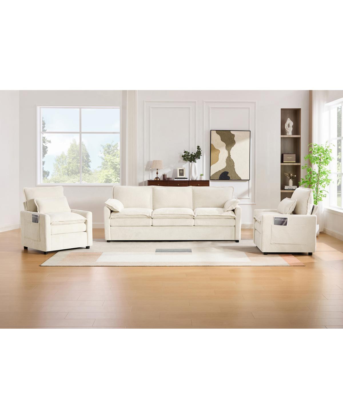 Click here for Streamdale Furniture Modern Plush Upholstered Sofa... prices