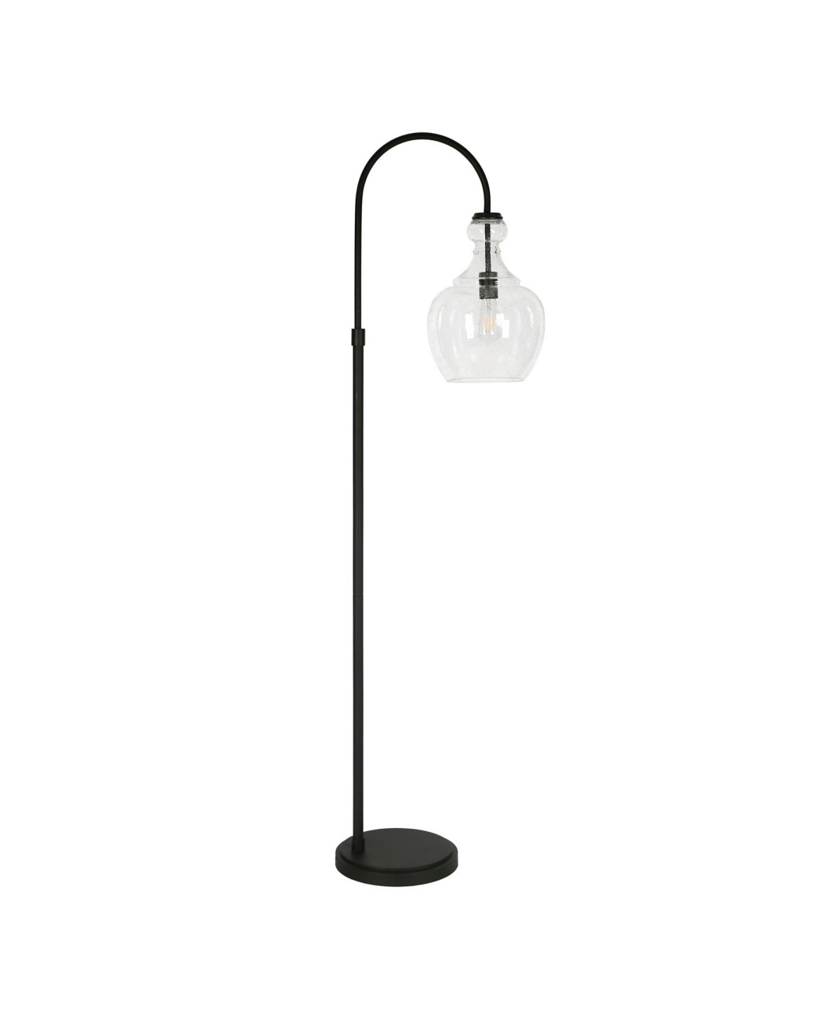 Click here for Hudson & Canal Verona 70 Metal Arc Floor Lamp - Bl... prices