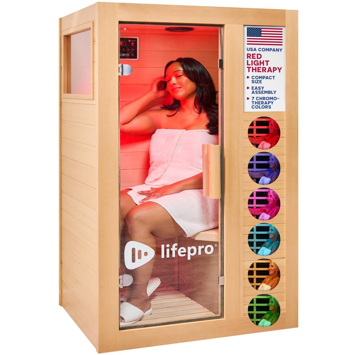 Click here for Lifepro RejuvaCure Far Infrared Sauna with Red Lig... prices