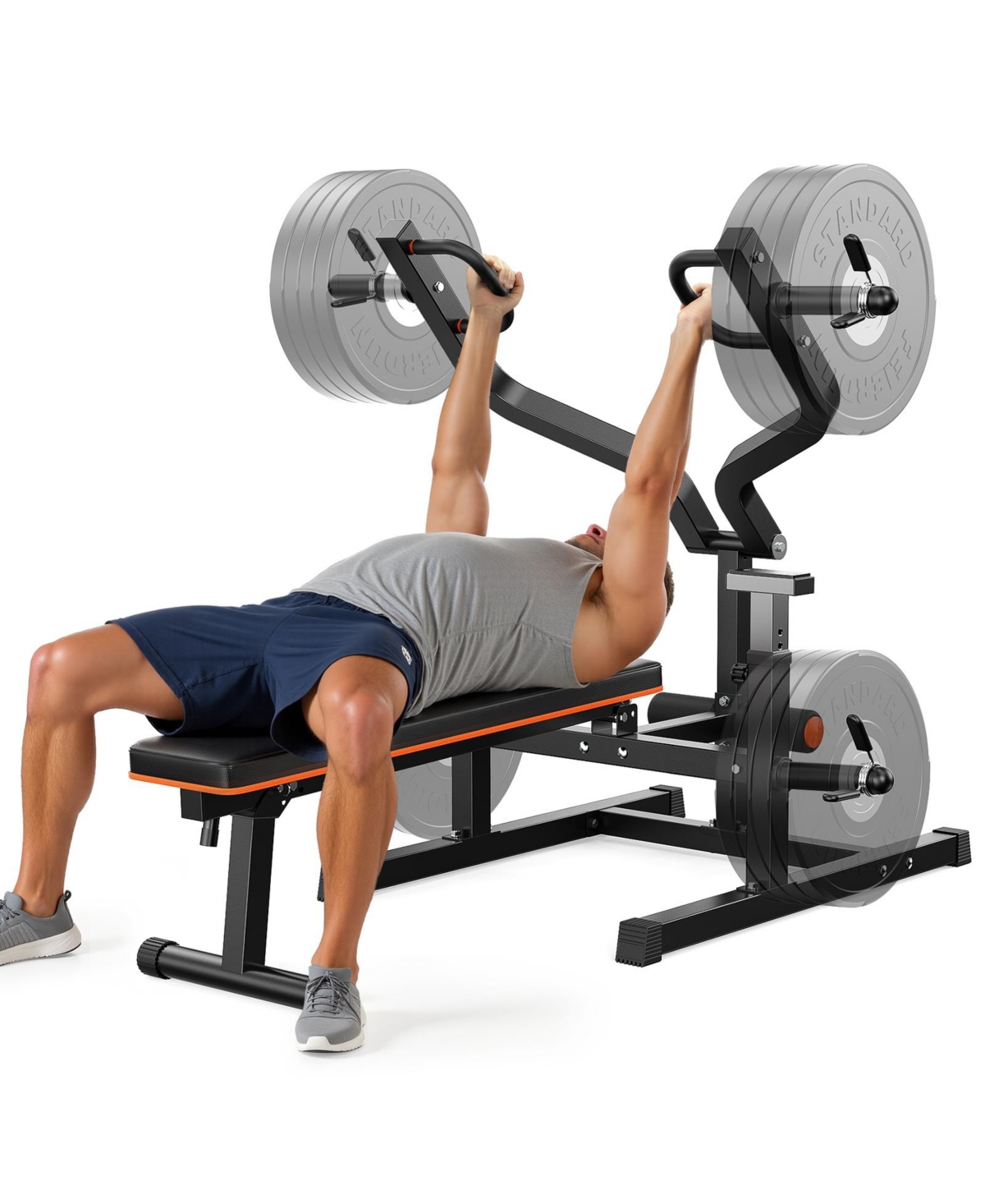 Click here for Fed Fitness 3-Grip U-Handle Chest Press Machine  1... prices