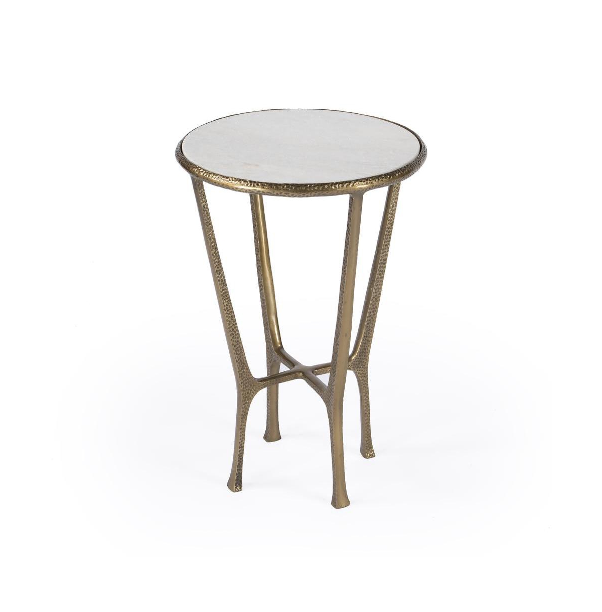 Click here for Butler Specialty Switlania Marble Side Table - Gol... prices