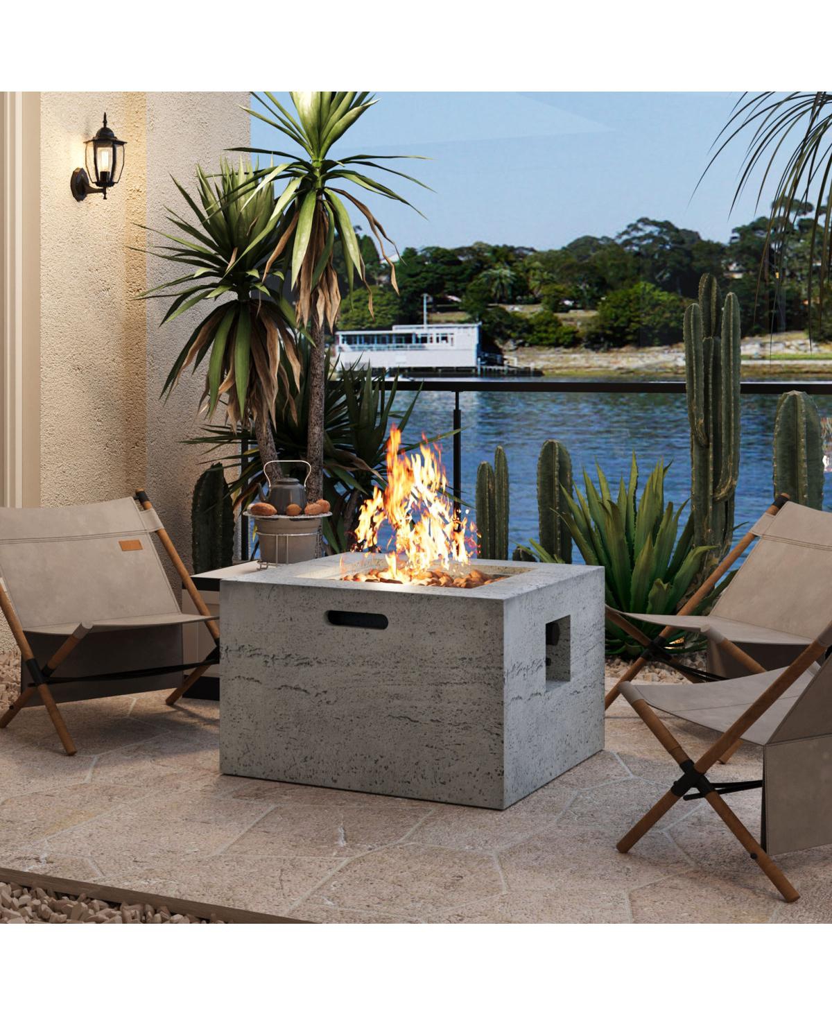 Click here for Streamdale Furniture 24-Inch Square Propane Fire P... prices