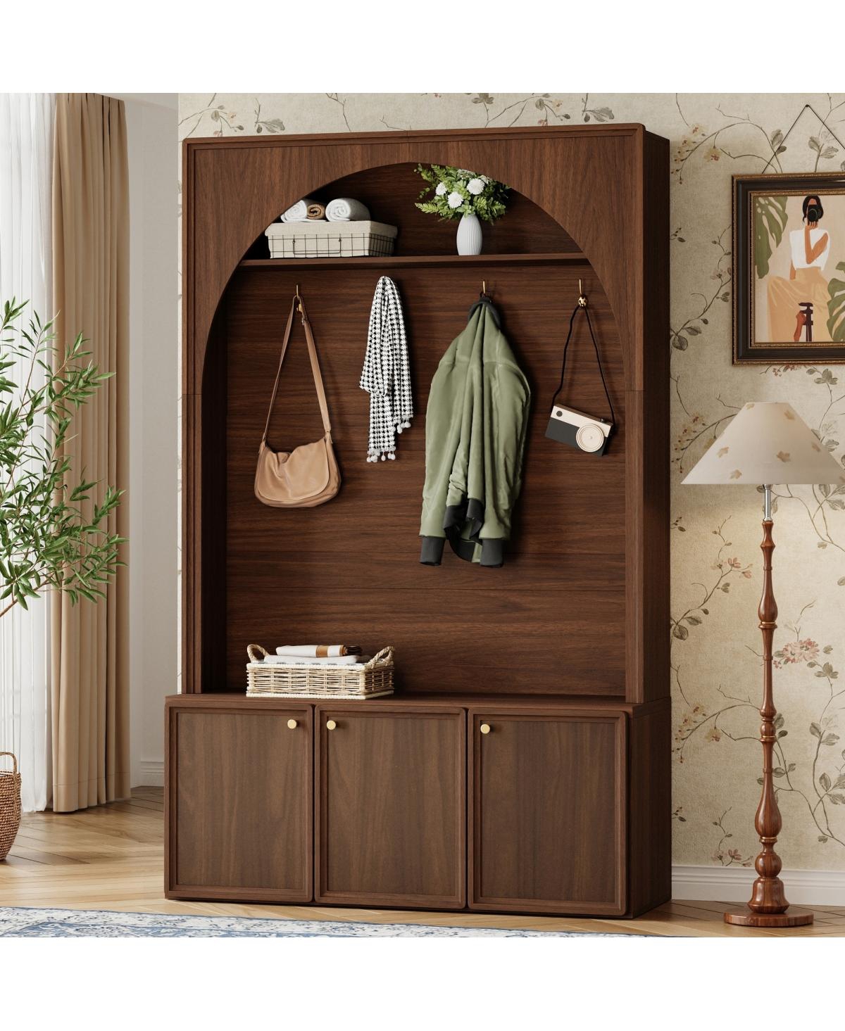 Click here for Streamdale Furniture Farmhouse Arched Hall Tree wi... prices
