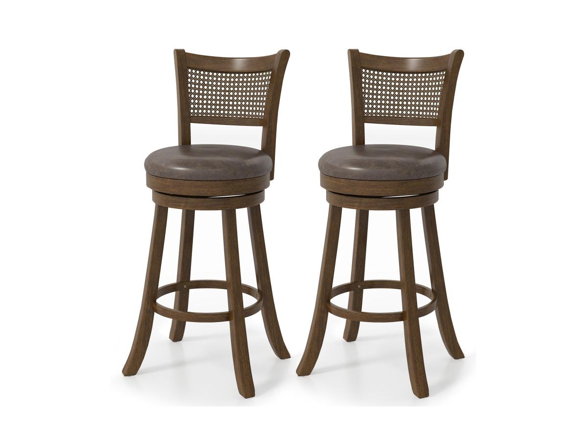 Click here for Slickblue Set of 2 Swivel Counter Height Bar Stool... prices