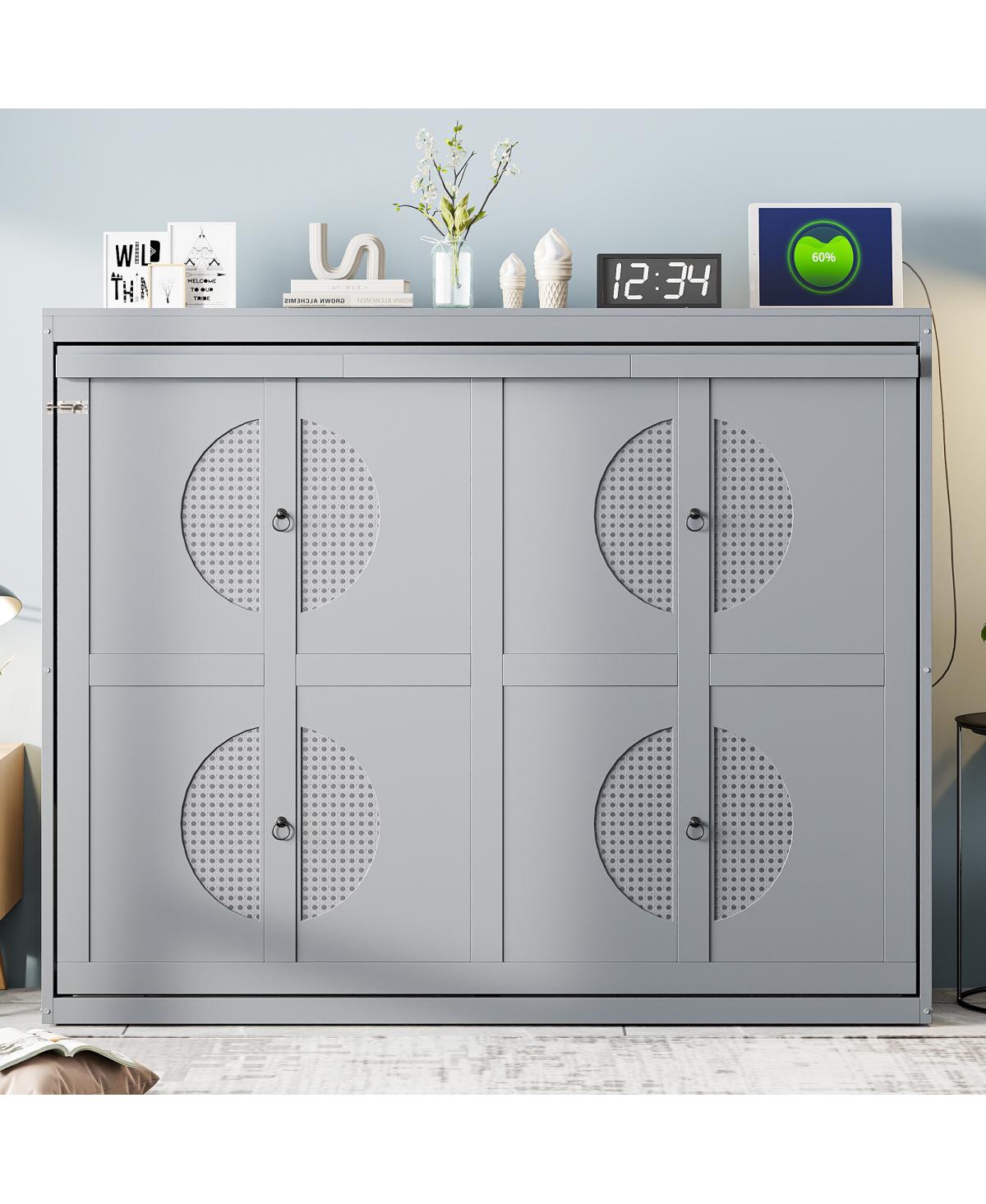 Click here for Streamdale Furniture Murphy Bed Wall Bed - Gray prices