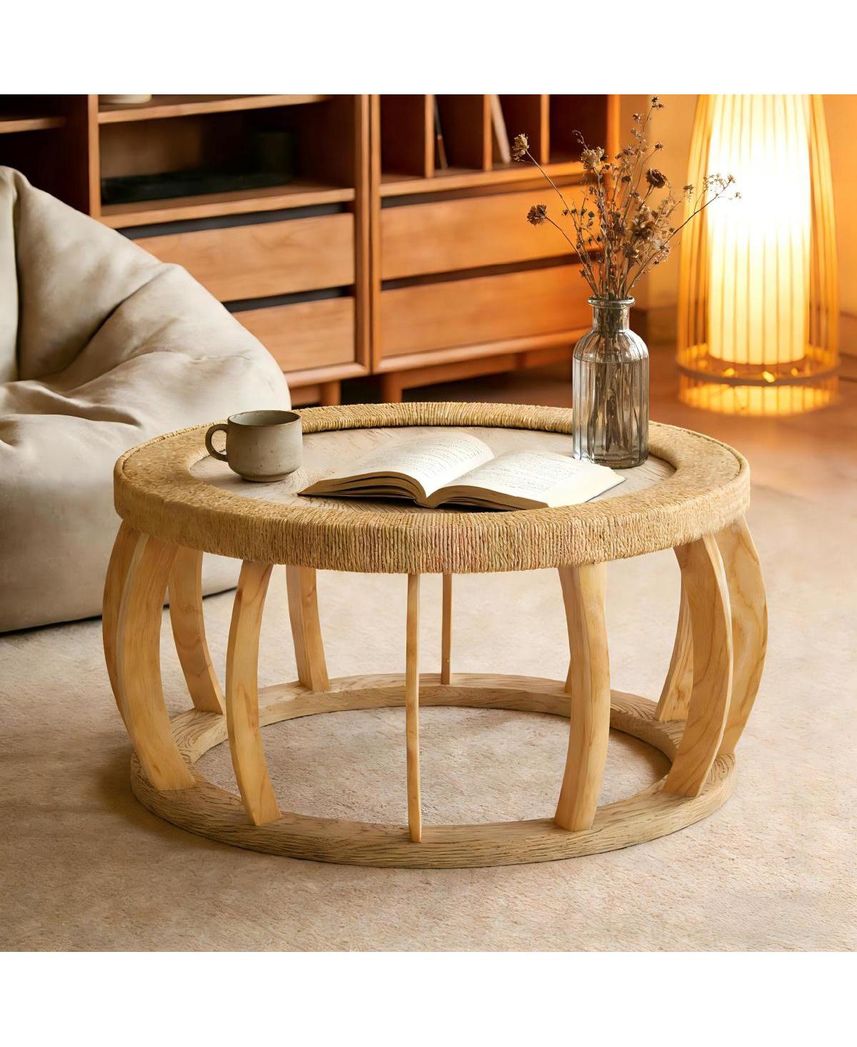 Click here for Streamdale Furniture Vintage Rattan Solid Wood Rou... prices