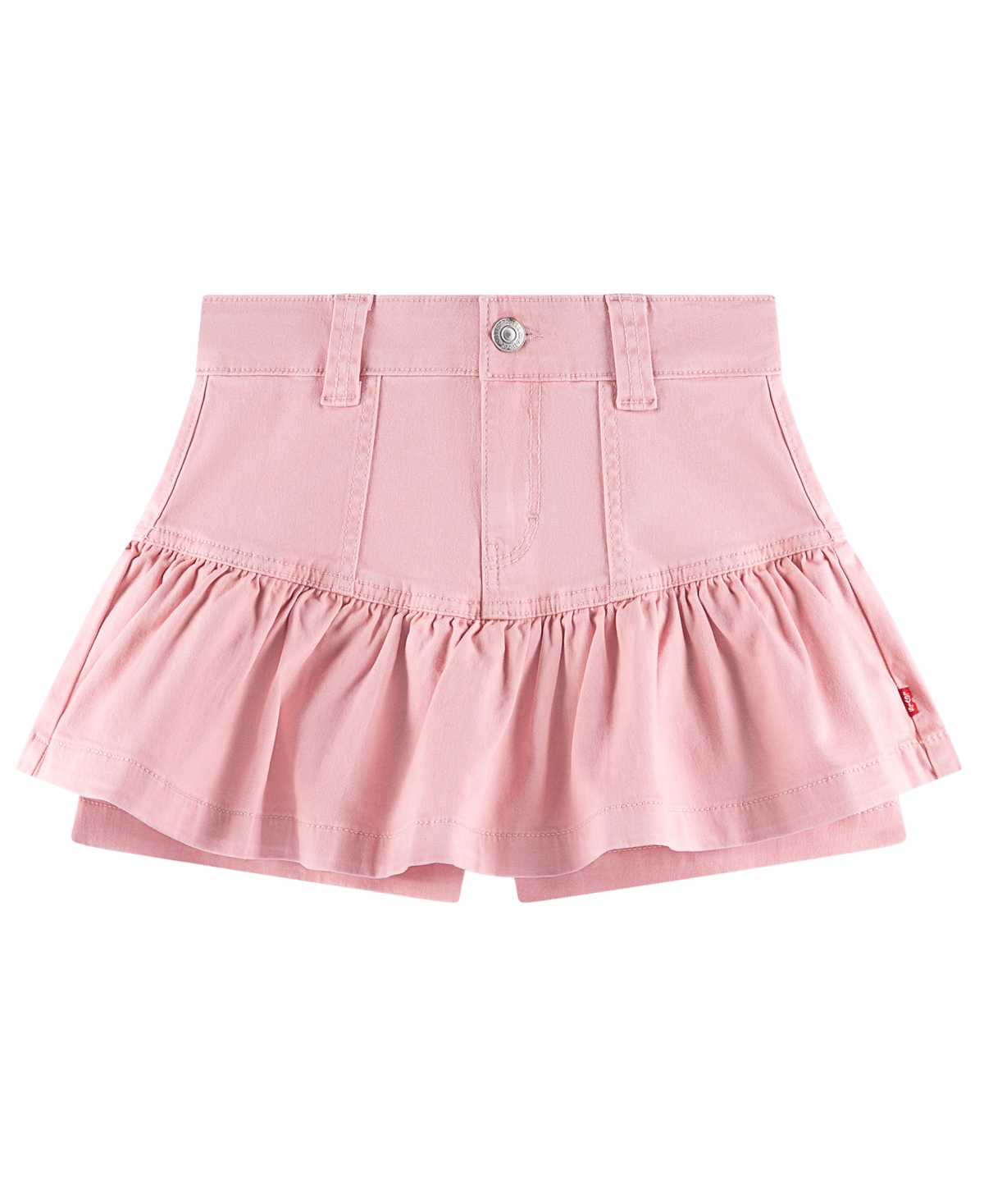 Click here for Levis Girls 7-16 Ruffled Scooter Skort - Powder Pi... prices