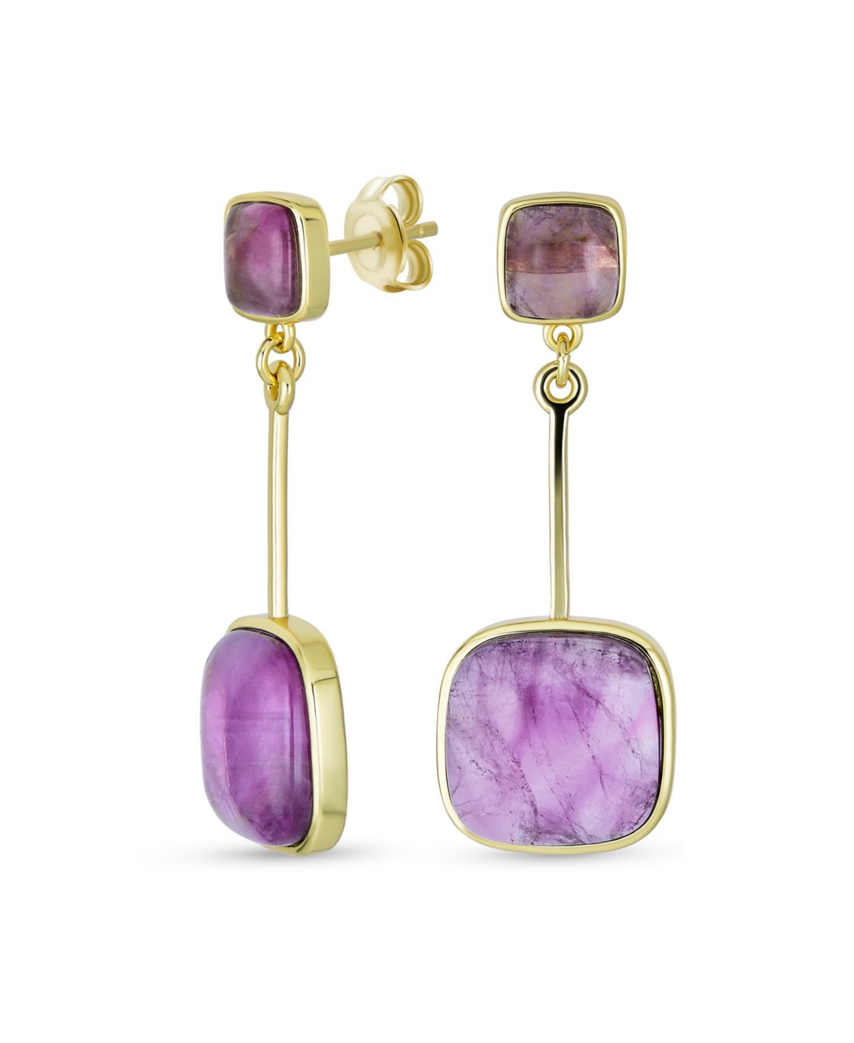 Click here for Bling Jewelry Geometric Square Bar Faceted Gemston... prices