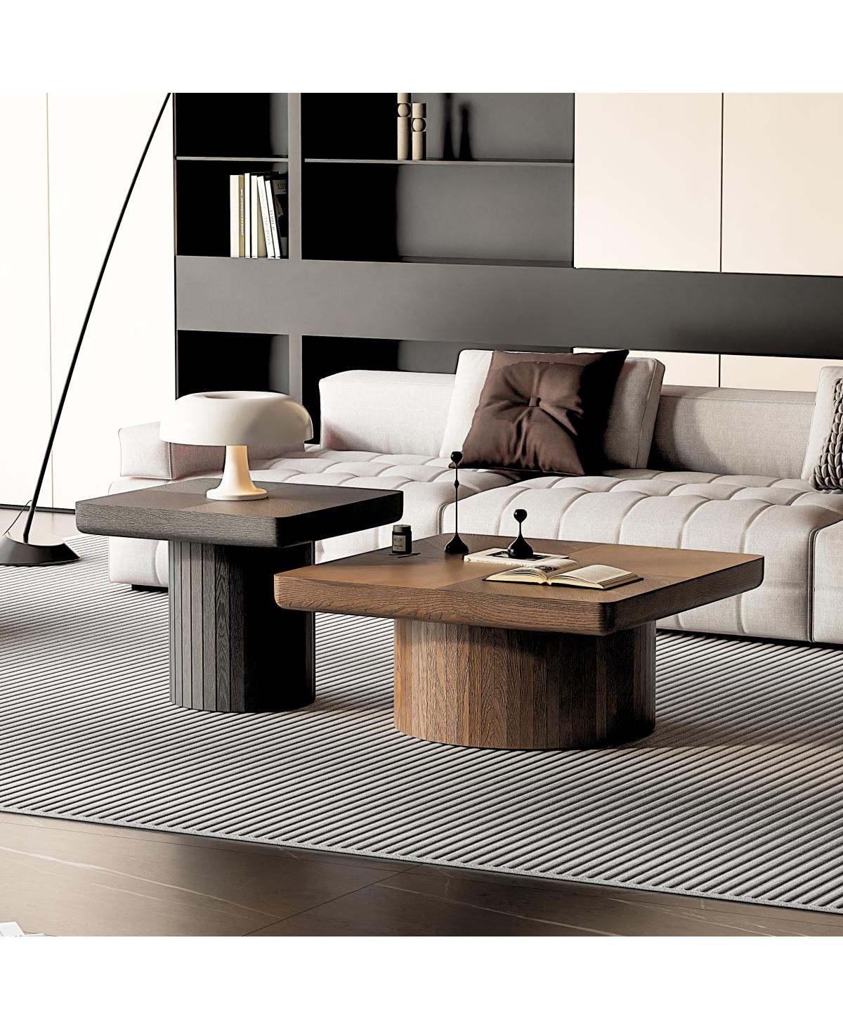 Click here for Streamdale Furniture Modern Wood 2-Piece Nesting C... prices
