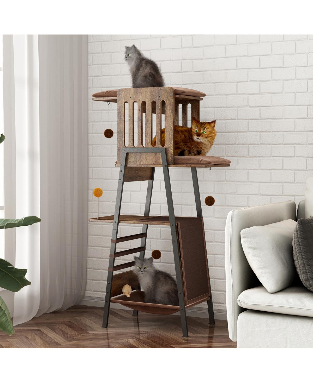 Click here for Streamdale Furniture 58-Inch Modern Cat Tree for L... prices