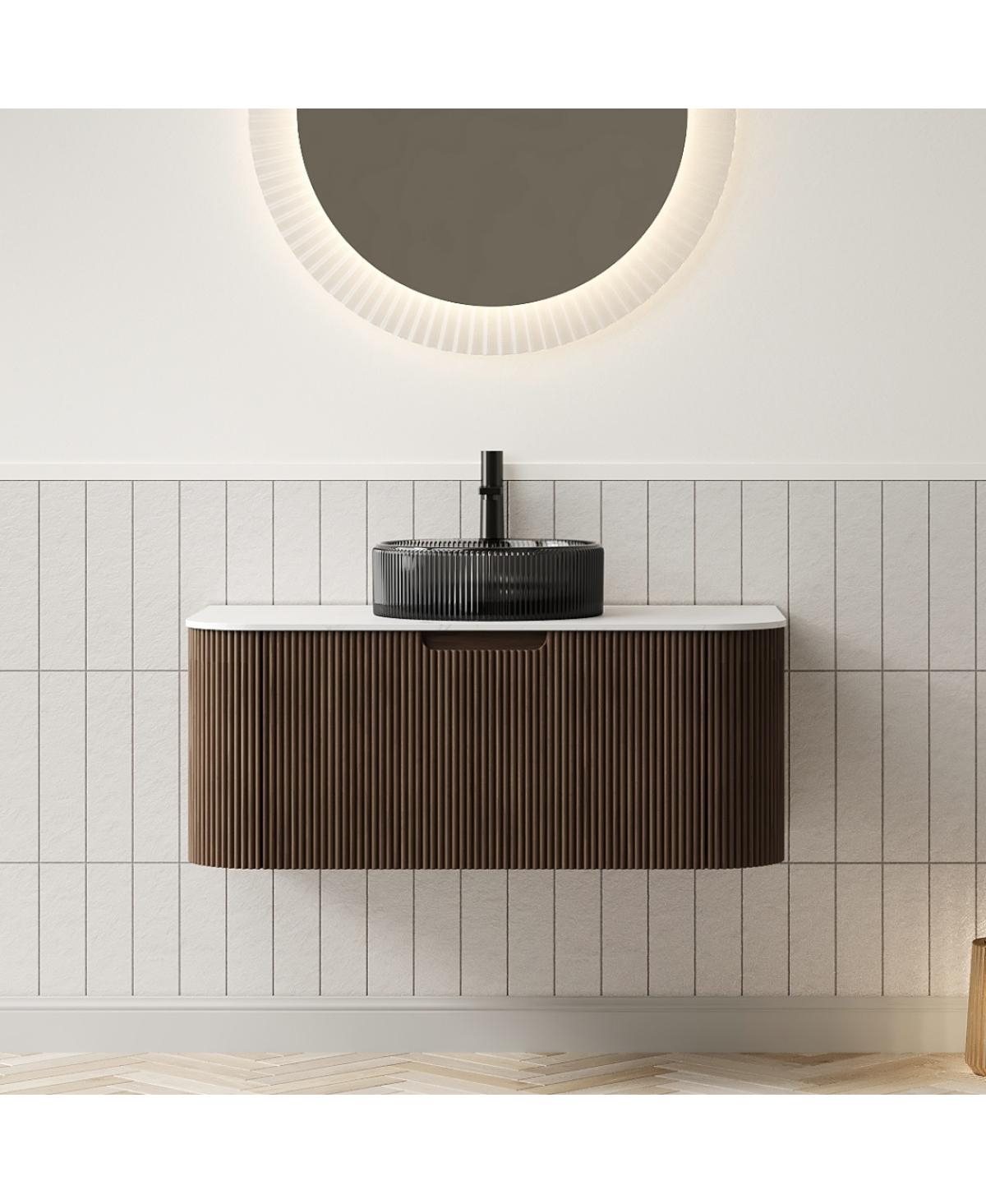 Click here for Sillysis Wall Mounted Bathroom Vanity with Crystal... prices