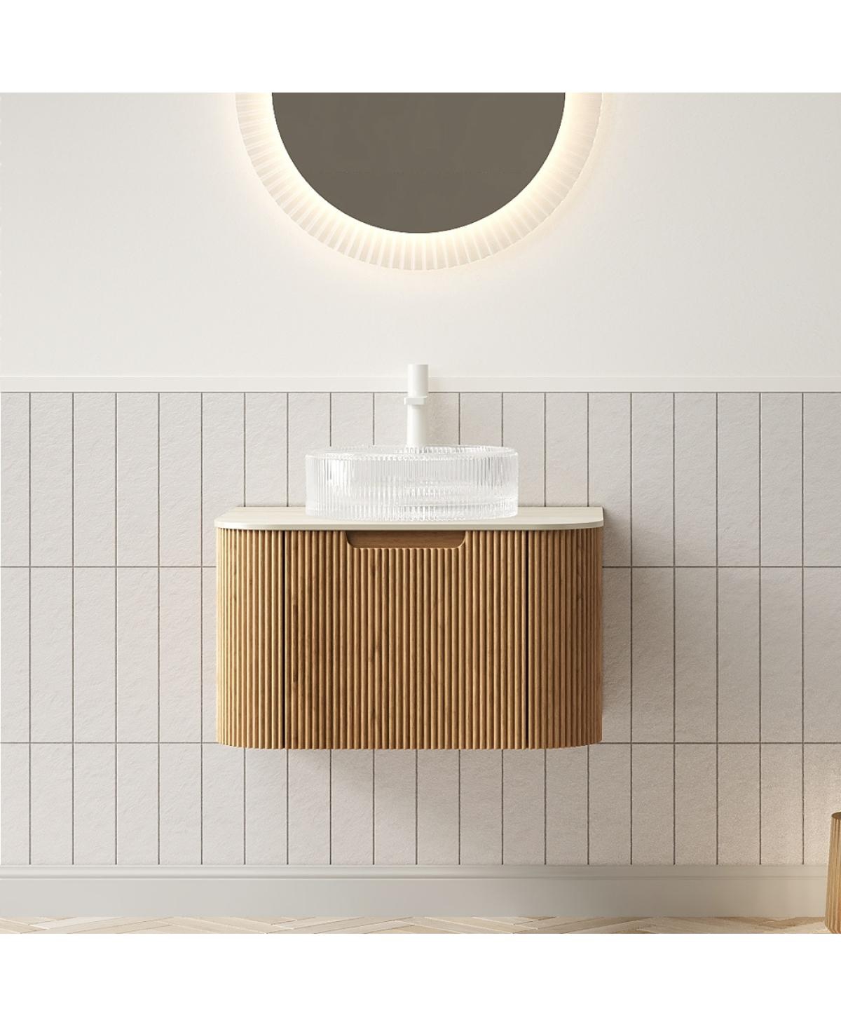 Click here for Sillysis Wall Mounted Bathroom Vanity with Crystal... prices