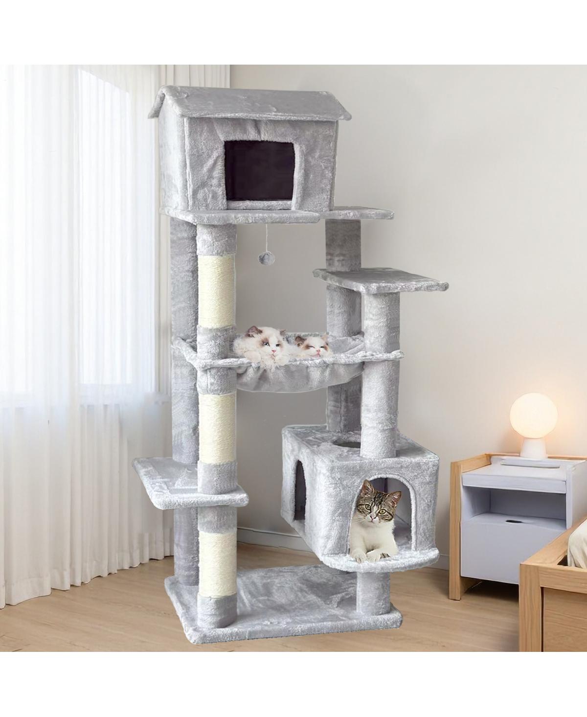 Click here for Streamdale Furniture 64in Multi-Level Cat Tree wit... prices