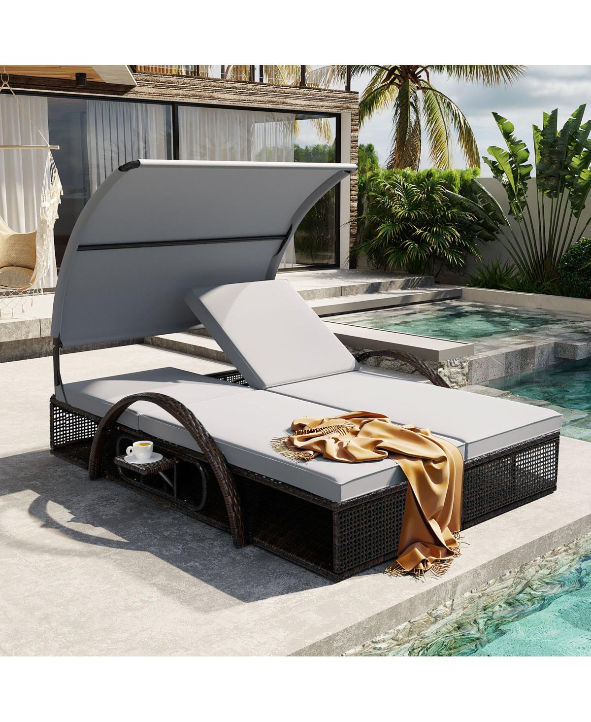 Click here for Streamdale Furniture Steel Frame Double Sun Lounge... prices