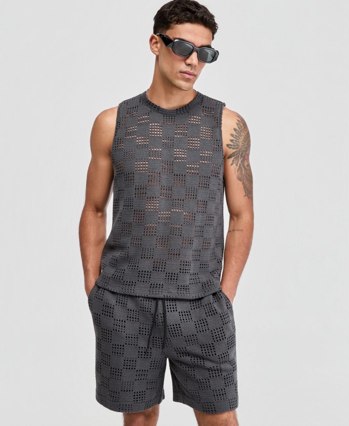 Click here for Mode of One Mens Grid Mesh Tank  Macys Exclusive -... prices