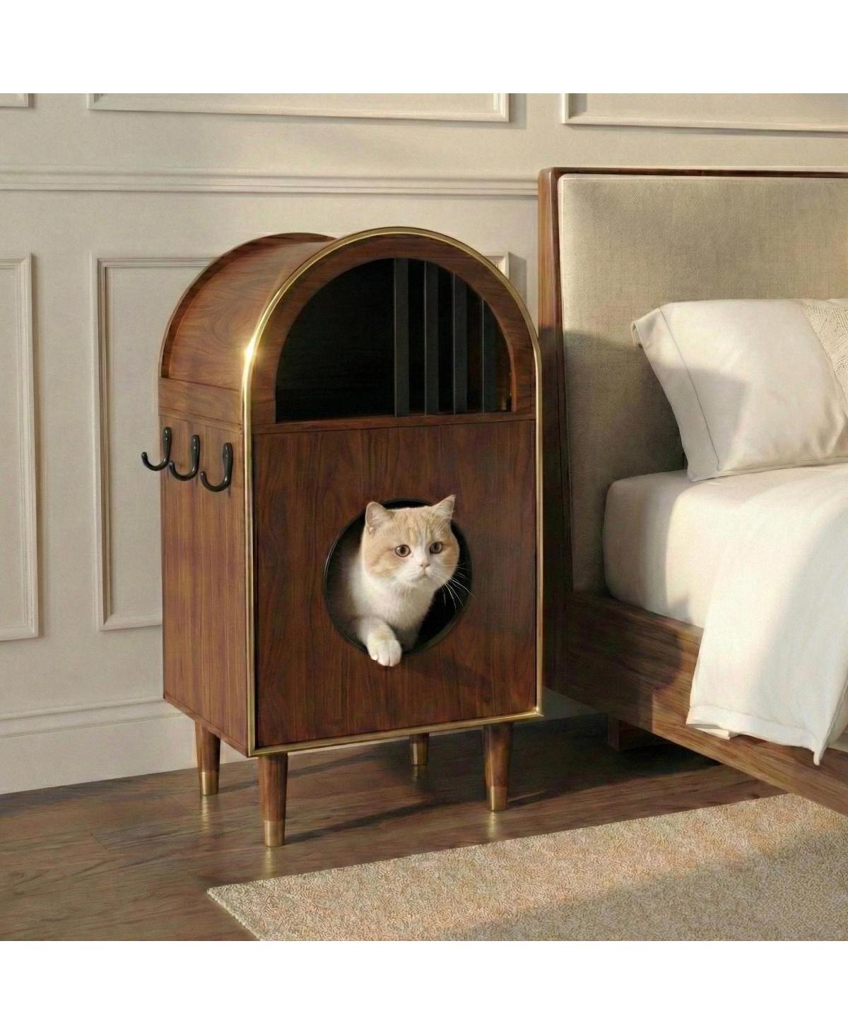Click here for Streamdale Furniture 2-in-1 Two-Level Cat Litter B... prices