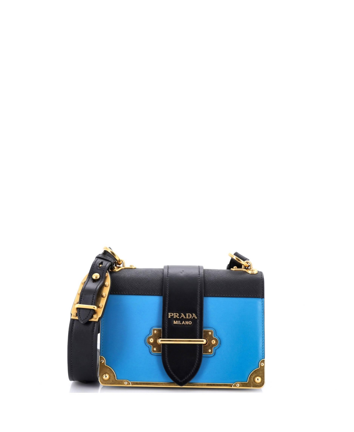 Click here for Pre-Owned Prada Small Cahier Crossbody Bag Leather... prices