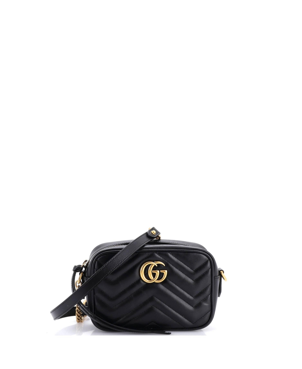 Click here for Pre-Owned Gucci Mini Gg Marmont Shoulder Bag Matel... prices