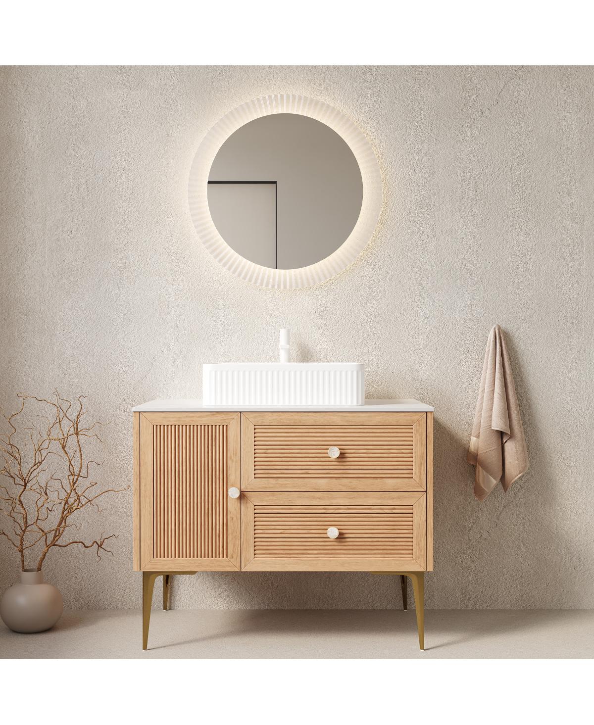 Click here for Sillysis Modern Bathroom Vanity with Rectangular C... prices