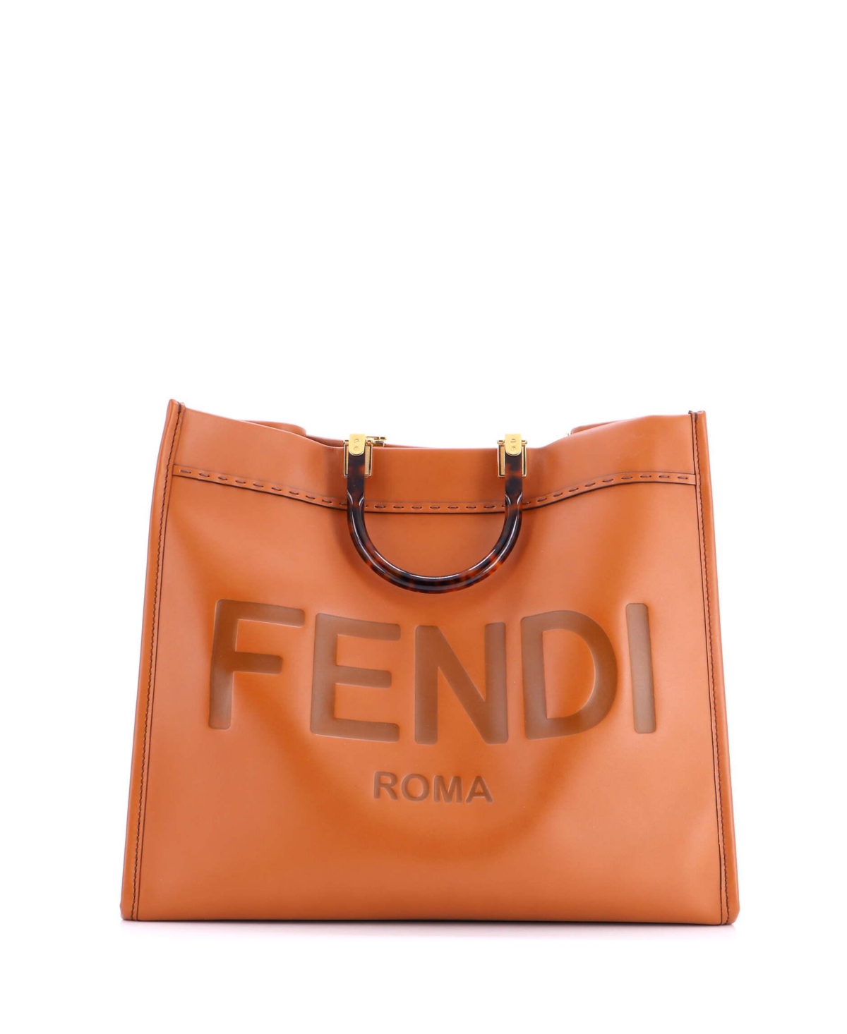Click here for Pre-Owned Fendi Large Sunshine Shopper Tote Leathe... prices