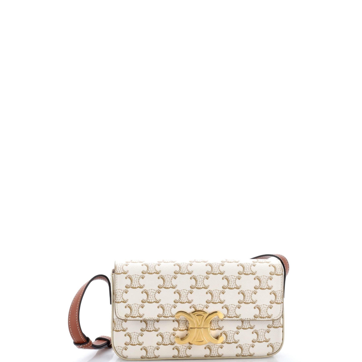Click here for Pre-Owned Celine Triomphe East-West Shoulder Bag T... prices