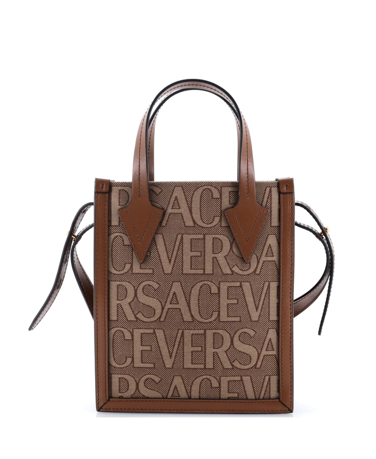 Click here for Pre-Owned Versace Mini Allover Logo Convertible To... prices