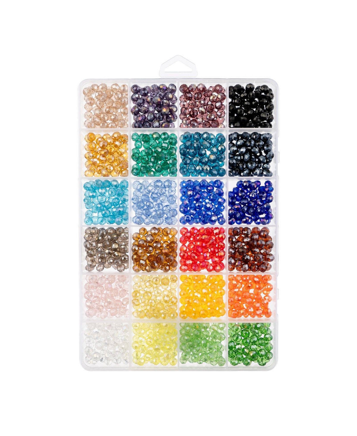 Click here for John Bead 1200pcs 6x5mm Assorted Glass Beads  Colo... prices