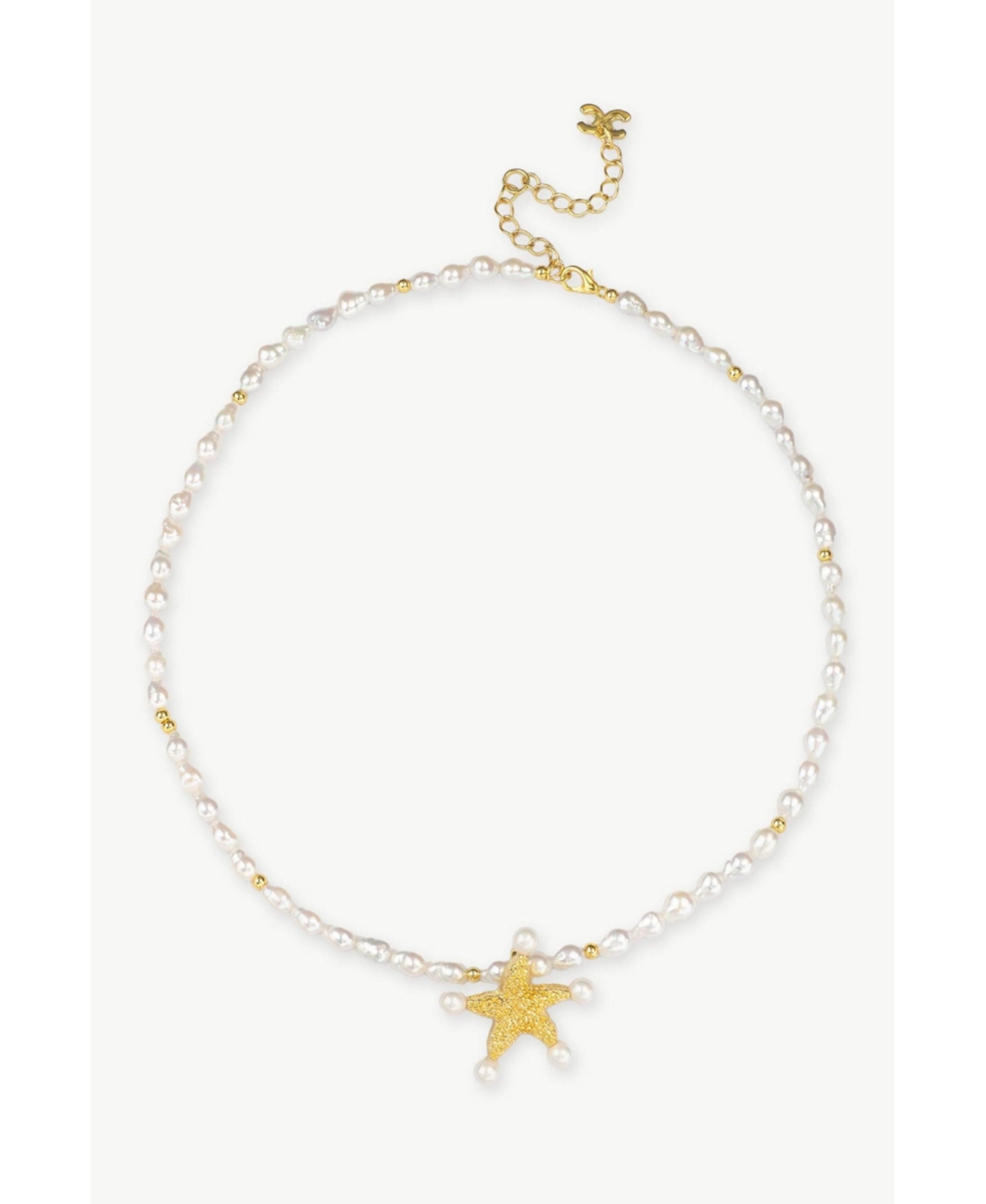 Click here for Classicharms Lila Starfish Keshi Pearl Pendant Nec... prices