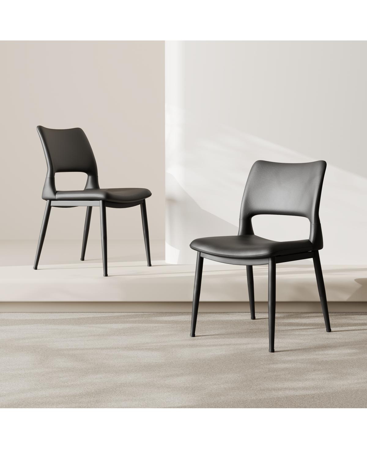 Click here for Streamdale Furniture Pu Leather Dining Chairs Set... prices