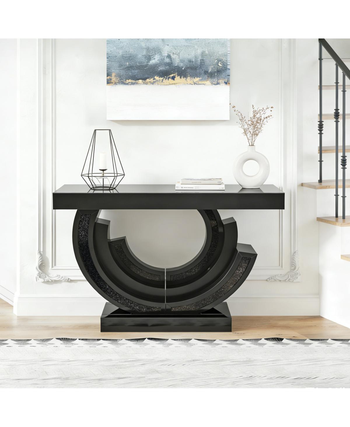 Click here for Streamdale Furniture Mirrored Glass Console Table... prices