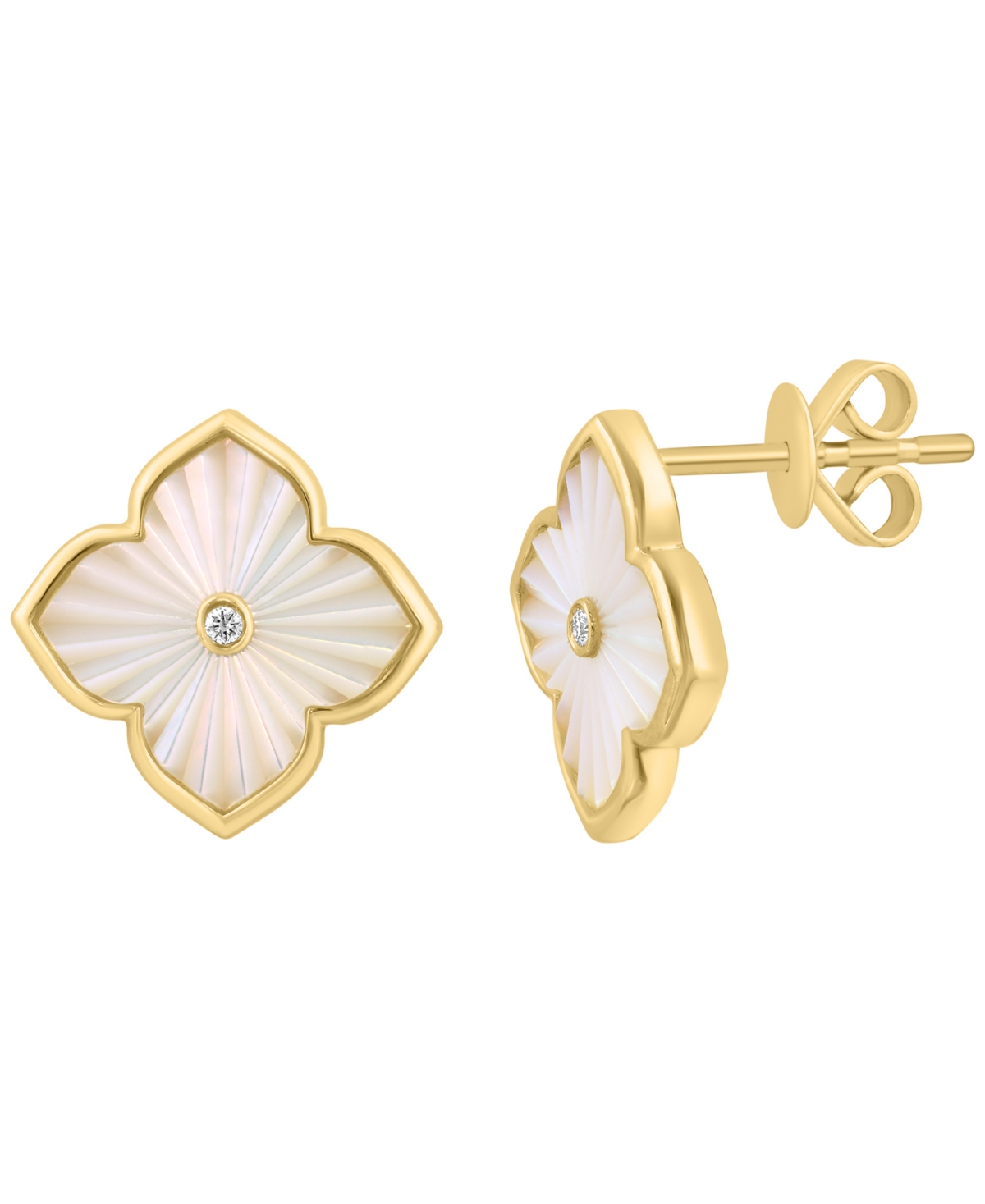 Click here for Effy Collection Simulated Pearl (12mm) & Diamond A... prices