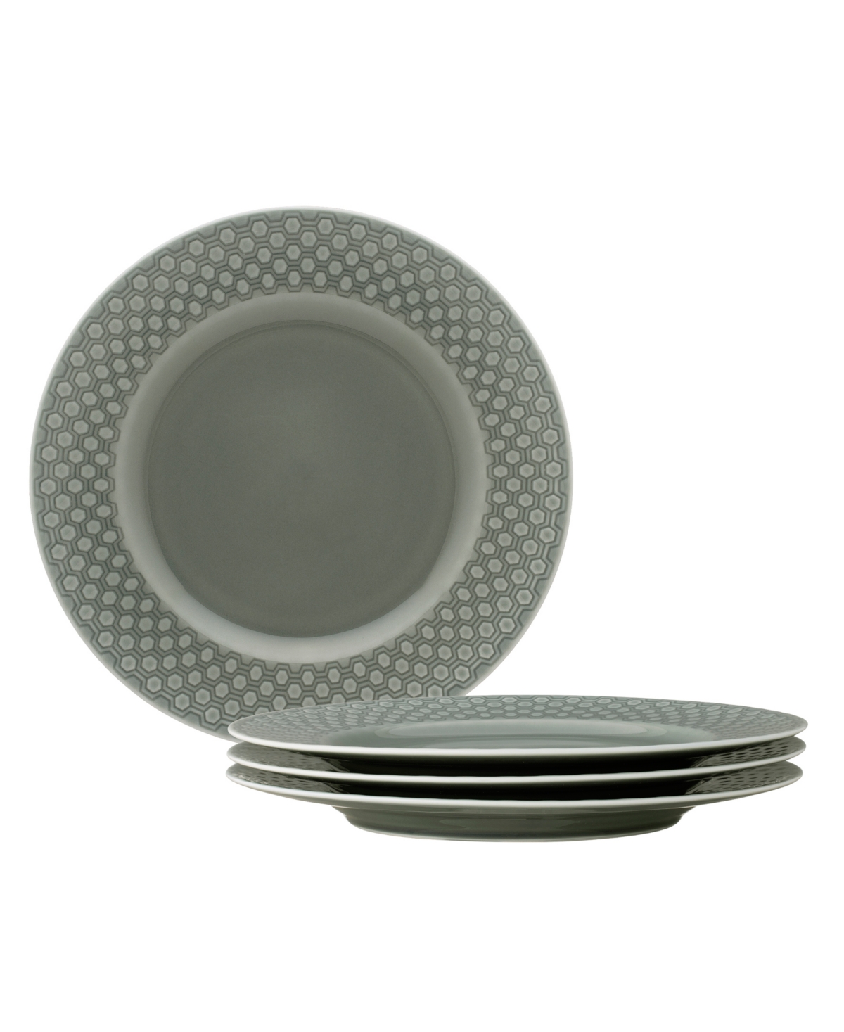 Click here for Noritake Kikko Salad Plates  Set of 4 - Grey prices