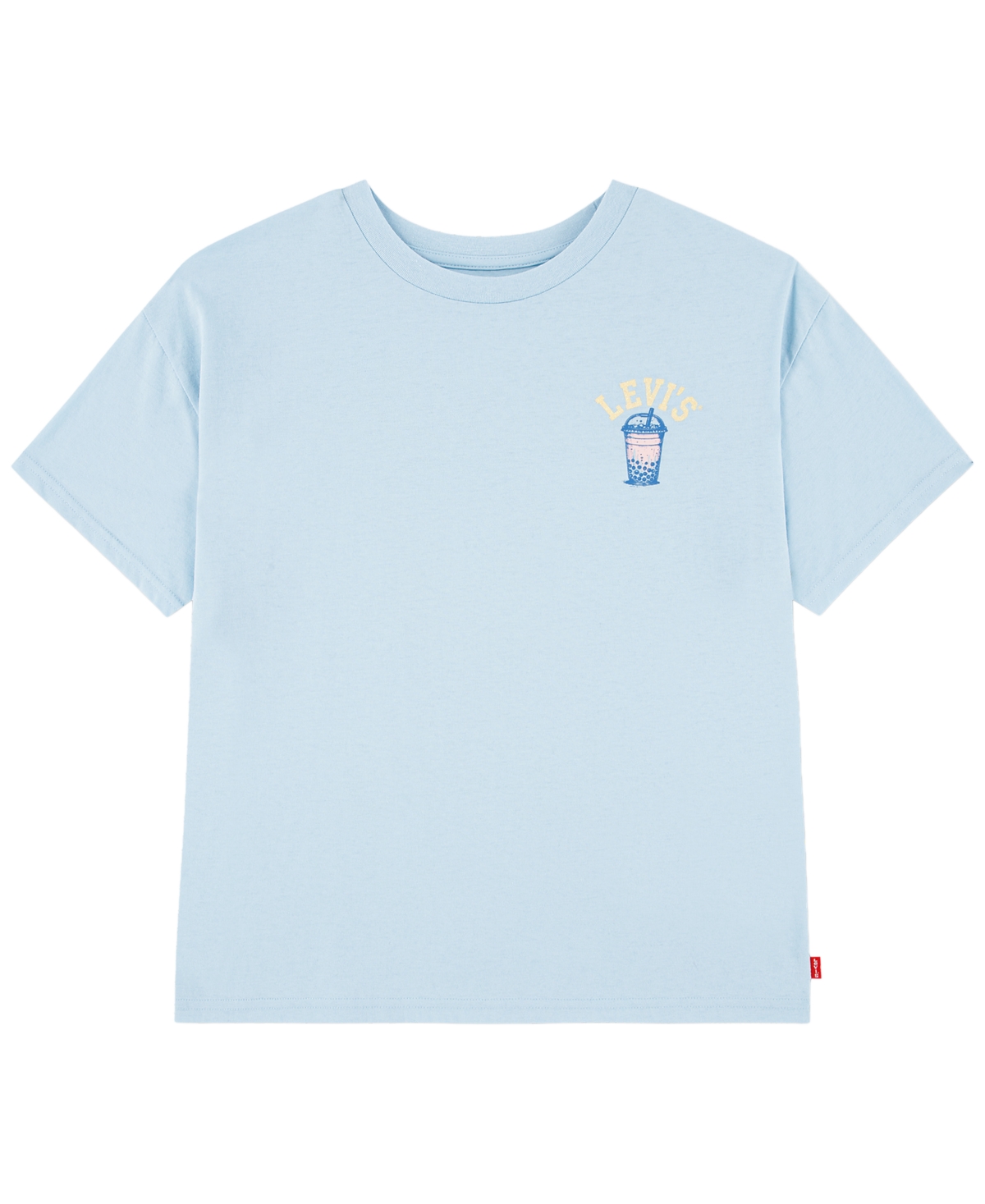 Click here for Levis Girls 7-16 Boba Oversized Crewneck T-Shirt -... prices